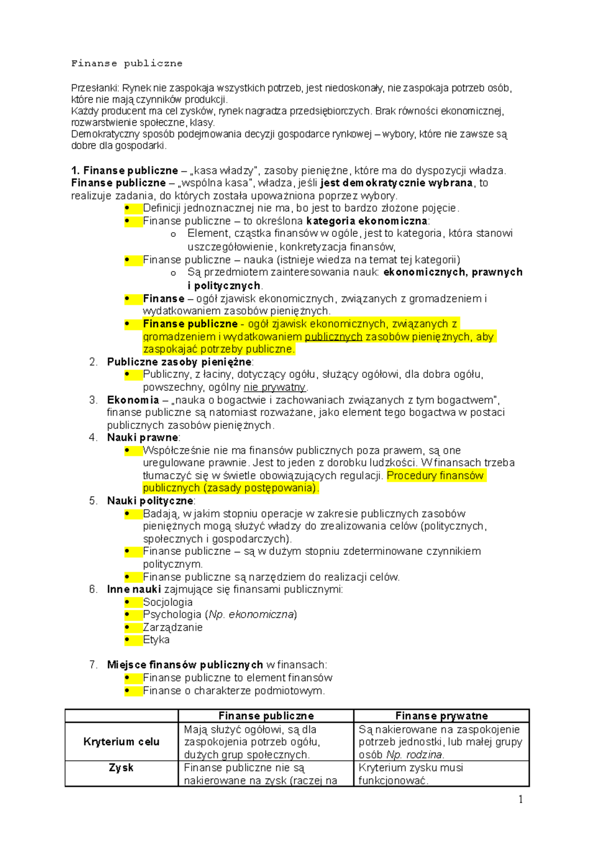 Finanse wyklady - Finanse publiczne Przesłanki: Rynek nie zaspokaja wszystkich potrzeb, jest ...
