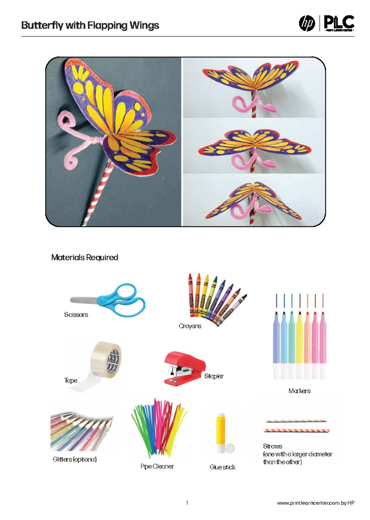 Butterfly with flapping wings - Butterfly with Flapping Wings Pipe ...