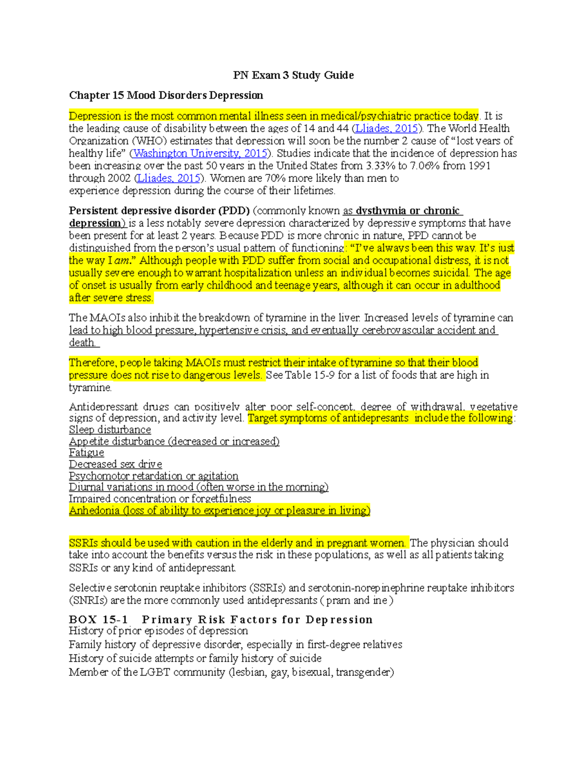 Nursing Concepts: Health and Wellness Across the Lifespan - PN Exam 3 ...