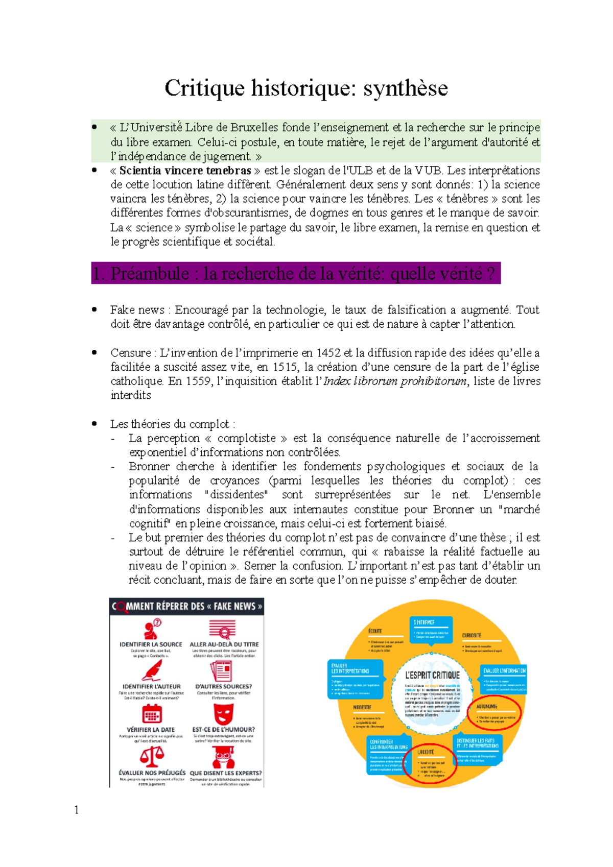Critique de sources - critique historique - Critique historique ...