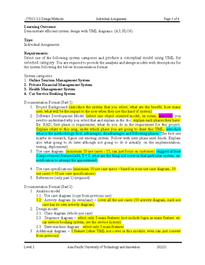 Team Lavender SYAD Group Assignment - Module Code : AAPP007-4-2-SYAD – Systems Analysis and ...