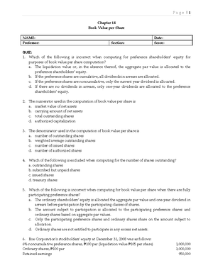 QUIZ Chapter 8 Inventory Estimation IA 1 2020 Edition - P a g e | 1 Chapter 8 Inventory ...