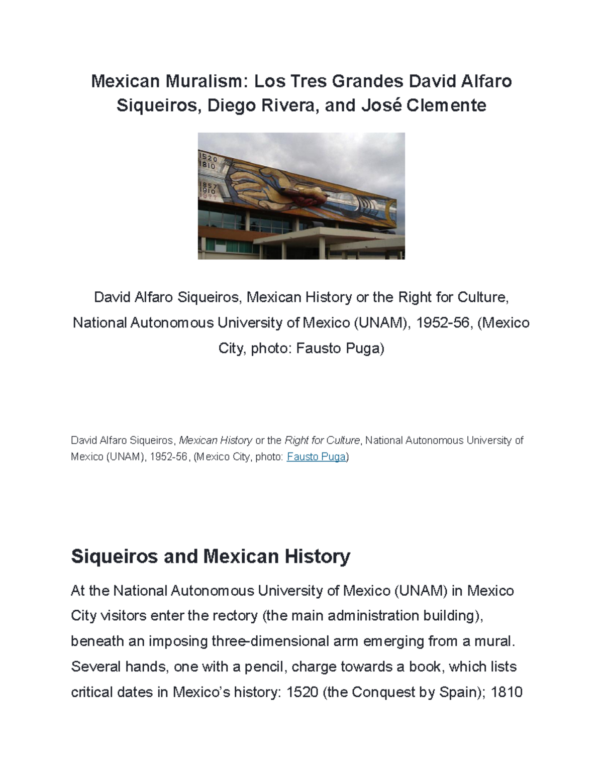 Mexican Muralism Los Tres Grandes David Alfaro Siqueiros, Diego Rivera ...