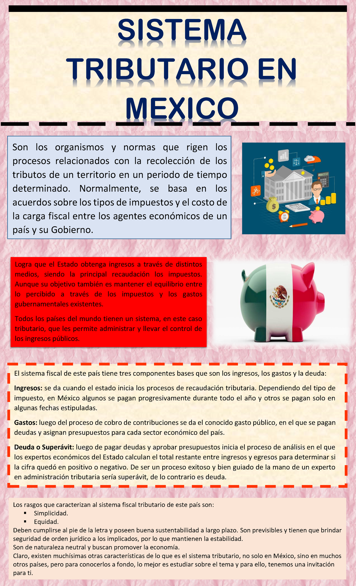 Infografia DEL Sistema Tributario Mexicano - Logra que el Estado ...
