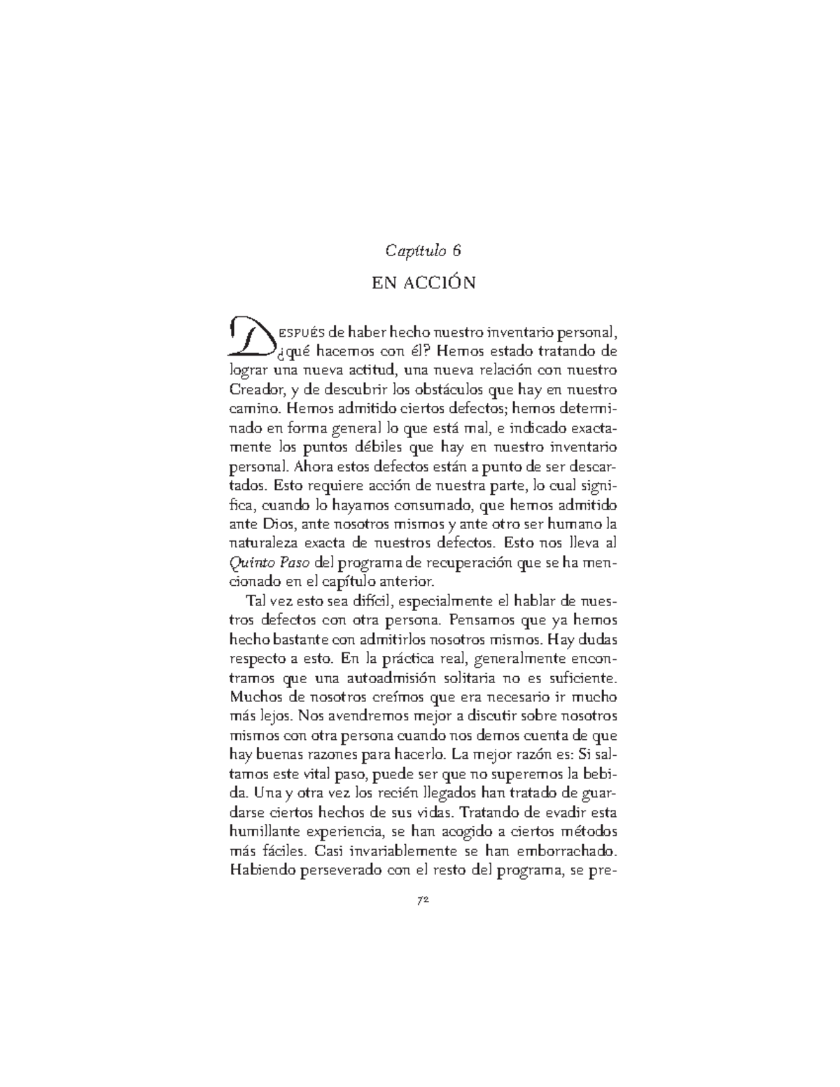 Sp bigbookchapter 6 - Capitulo seis de el libro grande de a.a. que ...