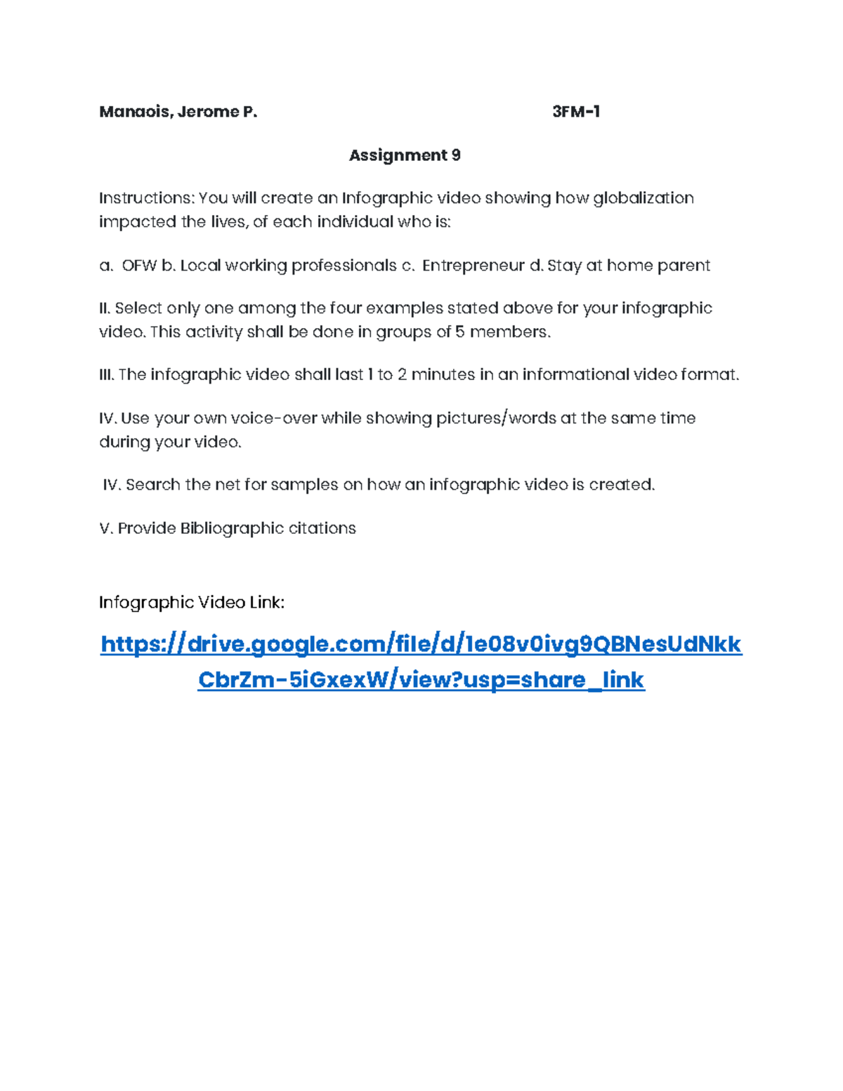 Ass9ethics_Finished - Manaois, Jerome P. 3FM- Assignment 9 Instructions: You will create an ...