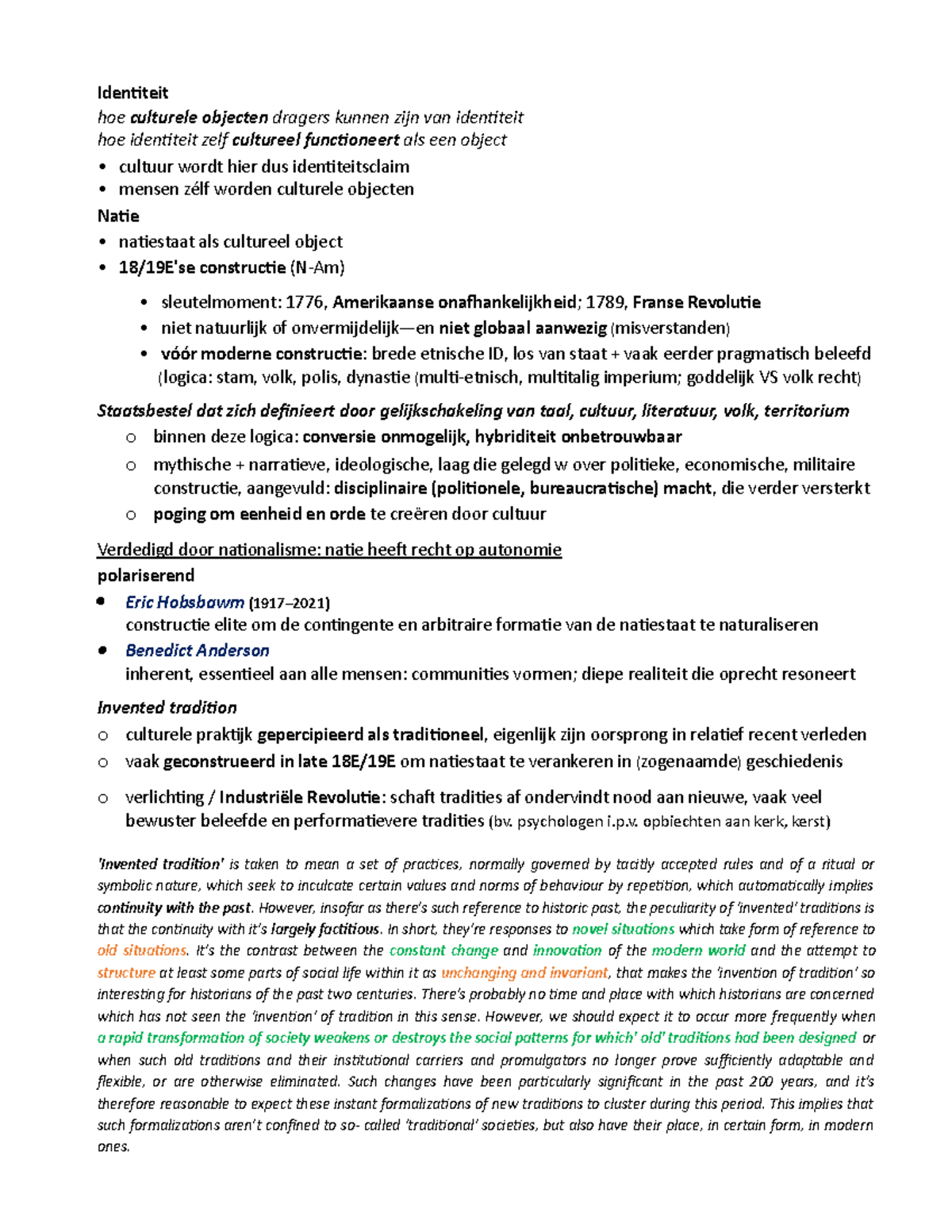 AF Identiteit 1.0 Cultuuranalyse - Identiteit hoe culturele objecten ...