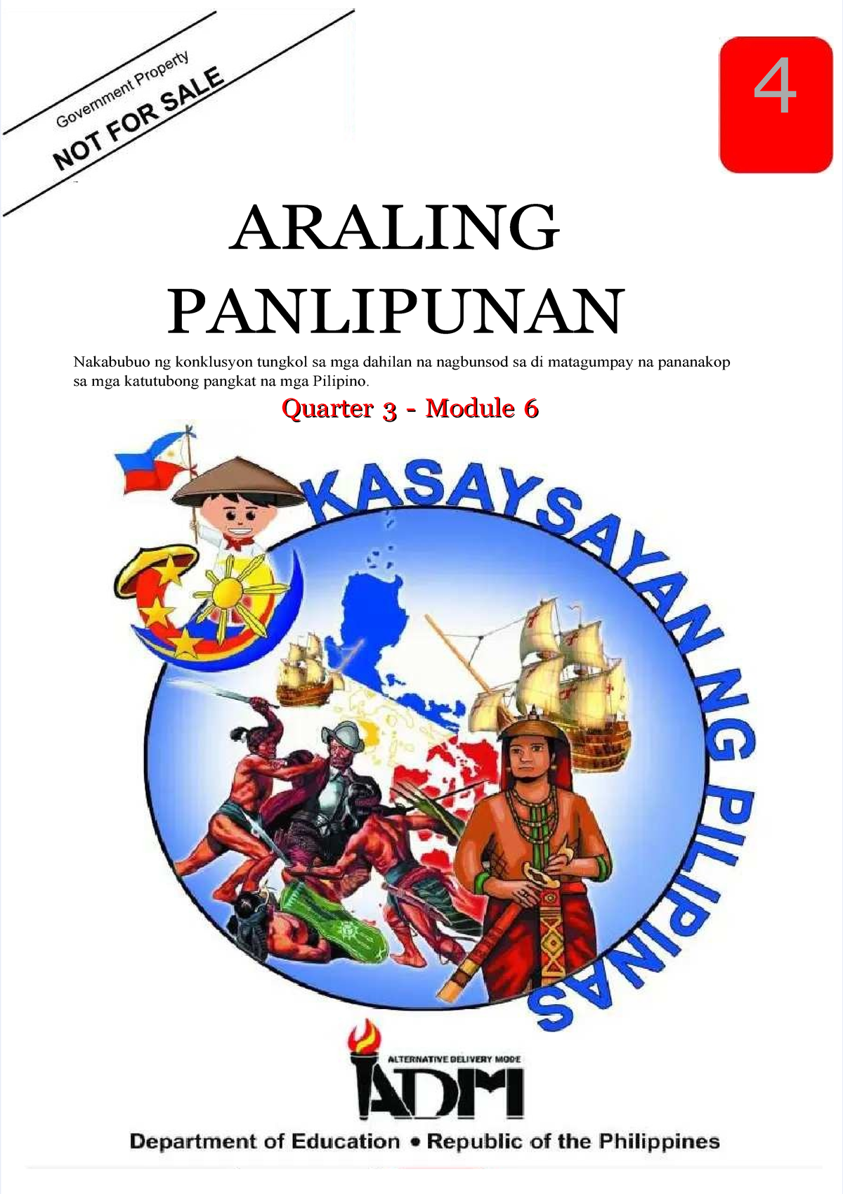 Pdf araling panlipunan quarter 3 module 6 - 4 EENQQ ARALING PANLIPUNAN ...