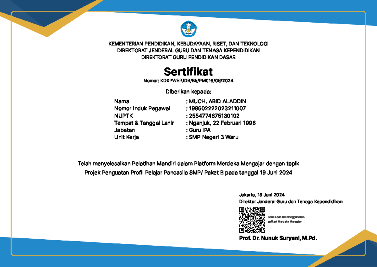 Topik p5 smp - Projek Penguatan Profil Pelajar Pancasila SMPN 3 Waru ...