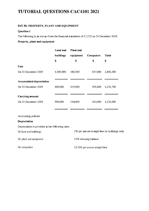 CAC 4101 Past Papers - Revesion questions - NATIONAL UNIVERSITY OF ...