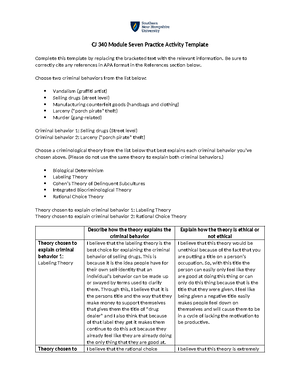 CJ 340 Mod7 Prac Act - cj340 module 7 practice activity - CJ 340 Module ...