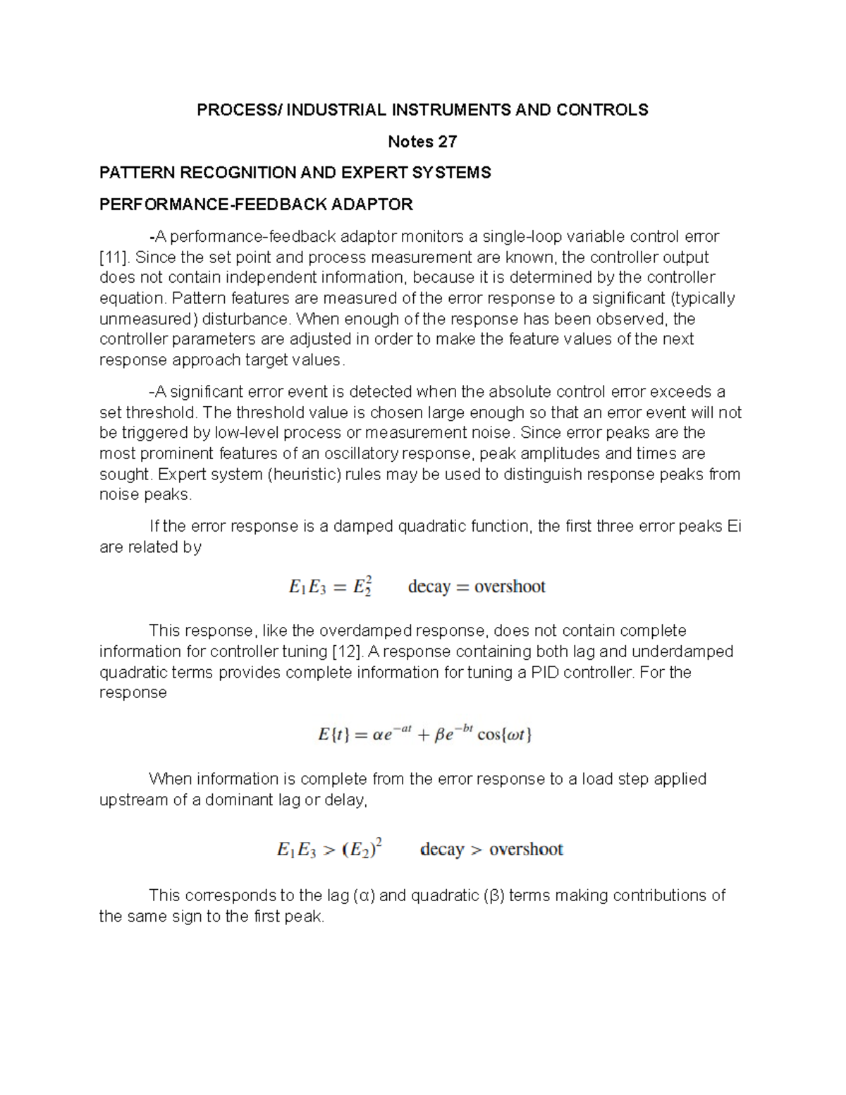 Process Industrial Instruments AND Controls(Notes 27) - PROCESS ...