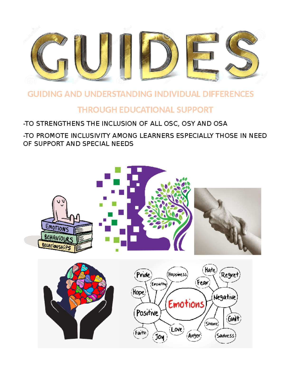 LAY OUT Guides ALS - N/a - Bachelor of Elementary Education - GUIDING ...