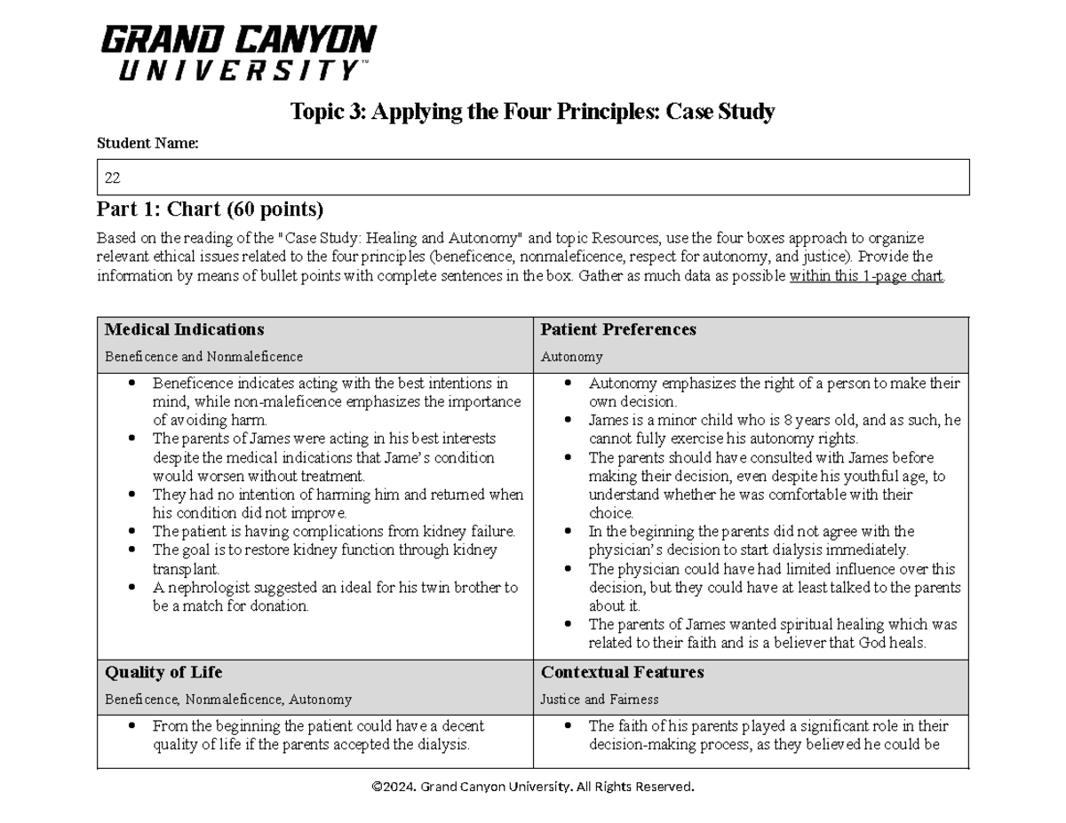 PHI-413V-RS-T3Applying Four Principles Case Study - Topic 3: Applying ...