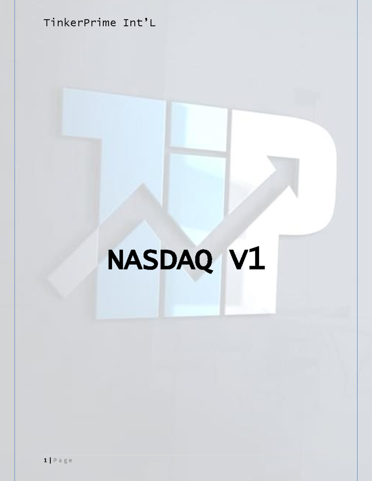 Nasdaq V1 - NASDAQ V CONTENTS: INTRODUCTON BEST COMMODITIES BEST TIME ...