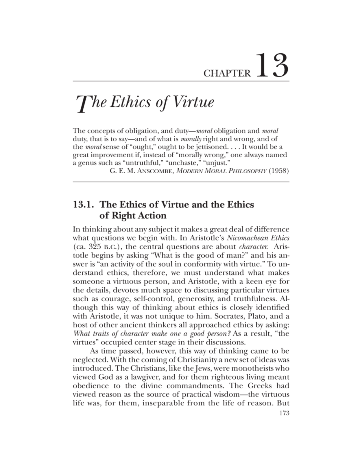 The Ethics is Virtue - Philosophy - Studocu