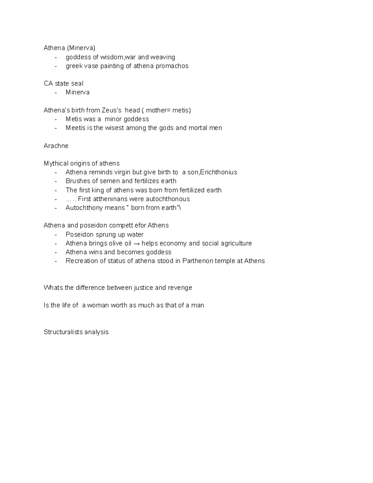 Greek myth 10 13 lecture - Athena (Minerva) - goddess of wisdom,war and ...