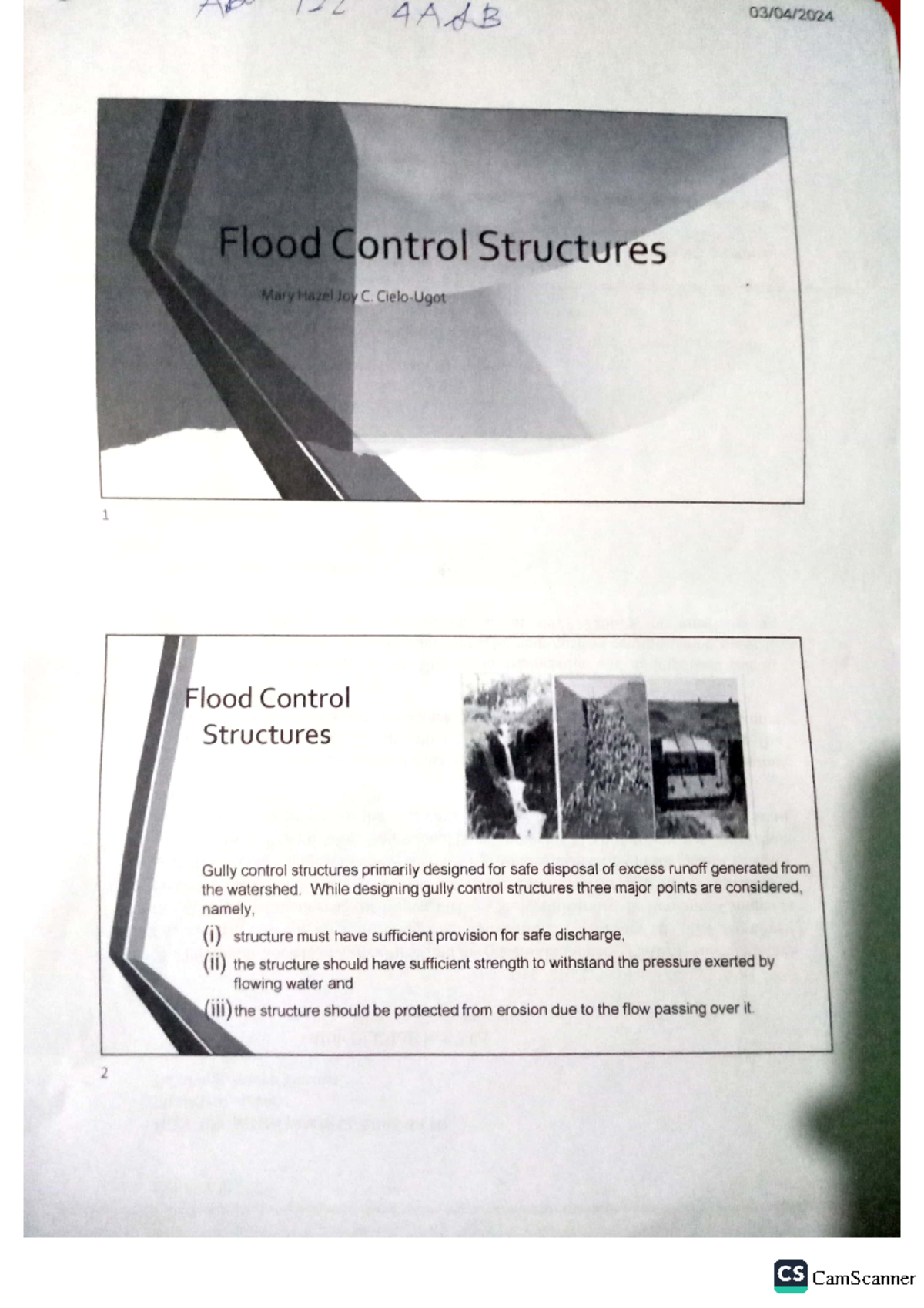 Flood Control AND Rainwater - THL 4ASB Flood Control Structures Mary ...