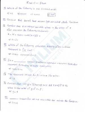 COS1511 Oct-Nov 2021 Exam - This examination question paper consists of 9 pages. INSTRUCTIONS ...