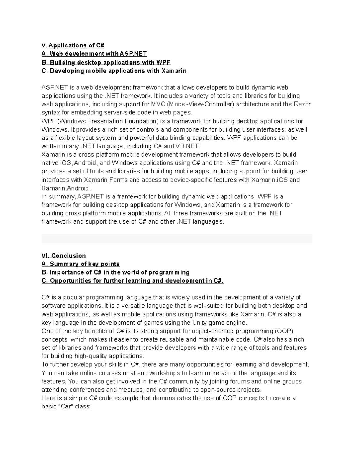 C# Programming pt3 - V. Applications of C# A. Web development with ASP ...