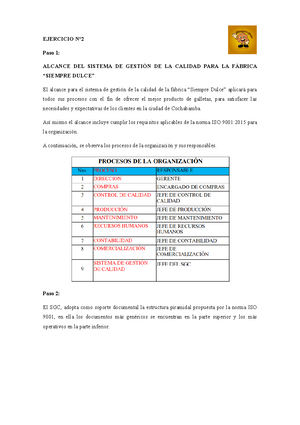 Checklist-ISO34 - Revisión basándose en la Guía ISO 34: DESCRIPCIÓN DEL ...
