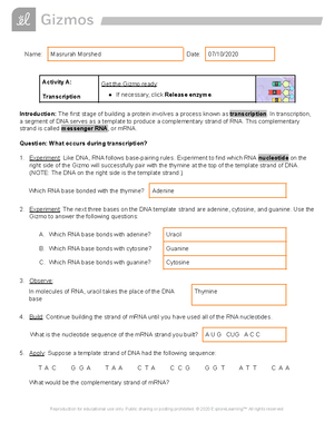 Grade 12 Biology Unit 1 - Unit 1 : Biochemistry Chapter 1 : The ...