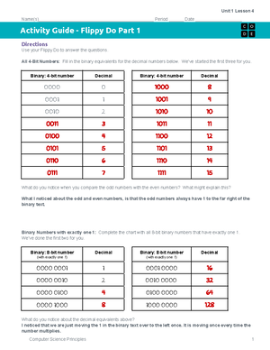 Activity Guide - Flippy Do Pt 1 - Unit 1 Lesson 4-1 copy copy - Unit 1 ...