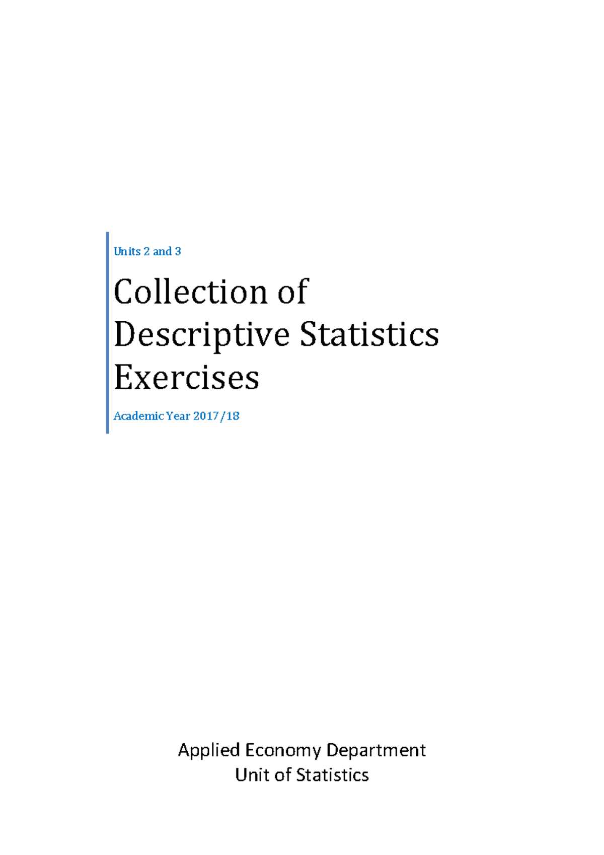 Collection-exercises-units 2-3 - A iʹi i͵i i i 2 iE i a i - Studocu