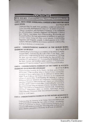 Last year Universal Human values Question Paper 2021-22- Btech (AKTU ...