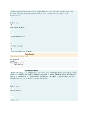 Set of Financial Statements - Statement of Financial Position; 2 ...