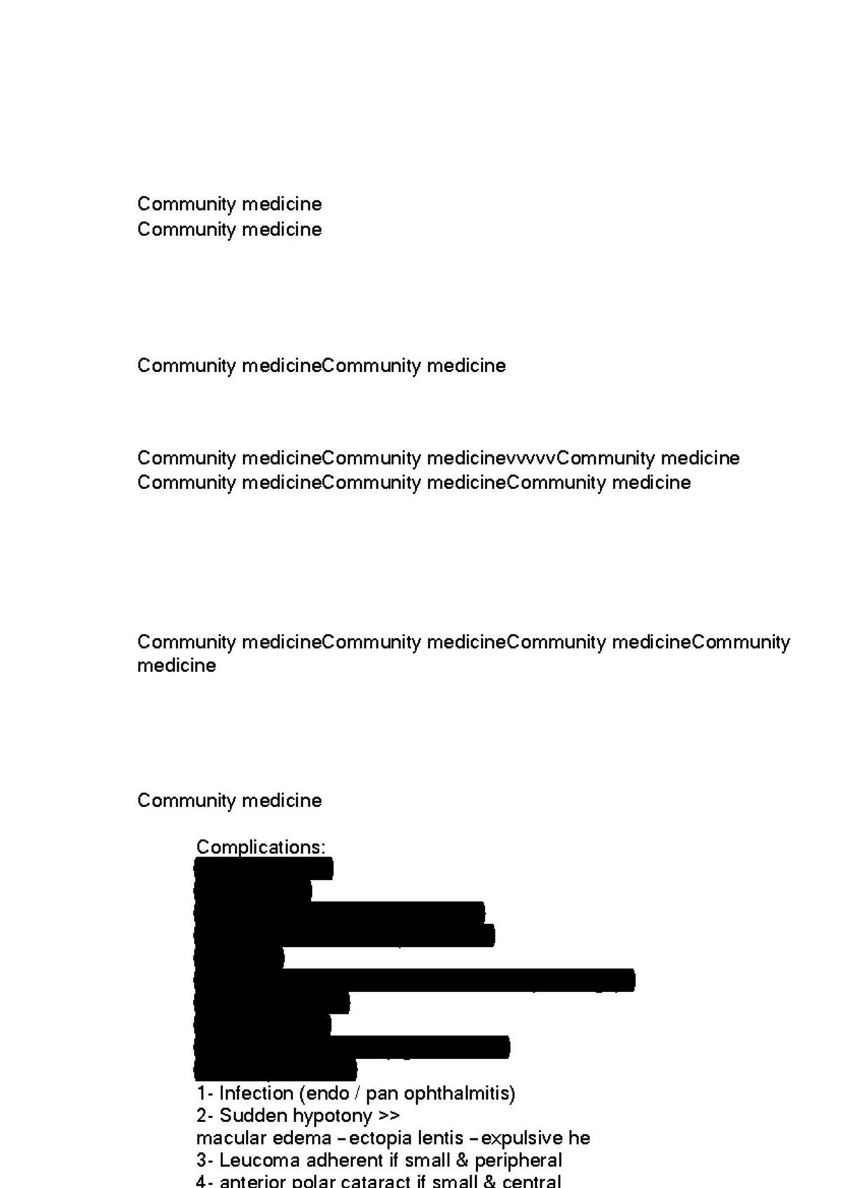 Comm med - Community medicine Community medicine Community ...