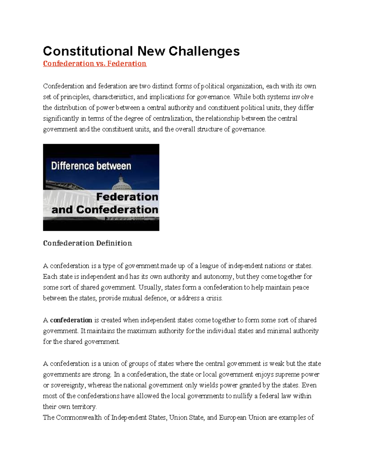 Constitutional New Challenges - Constitutional New Challenges ...