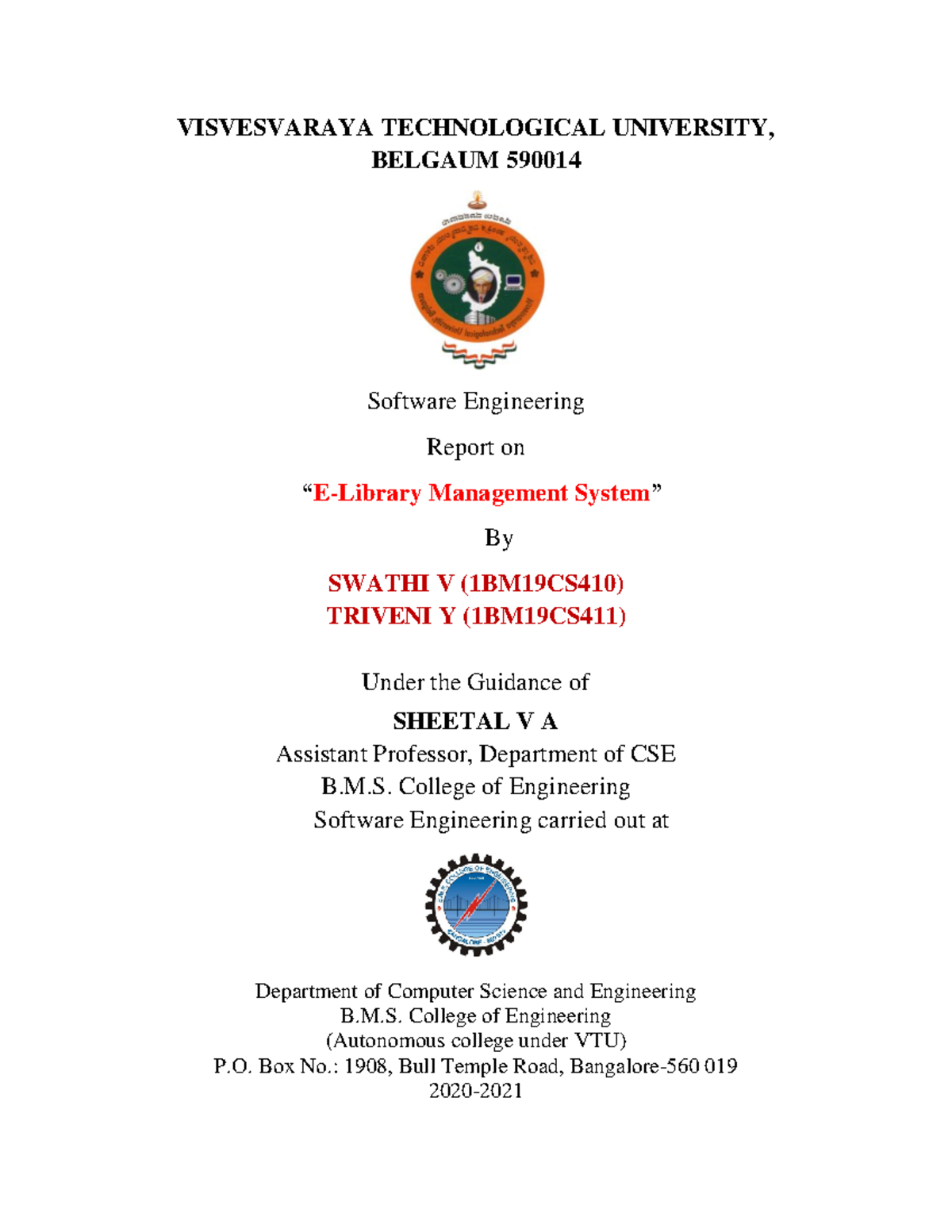 Apznza~1 - sASas - VISVESVARAYA TECHNOLOGICAL UNIVERSITY, BELGAUM ...