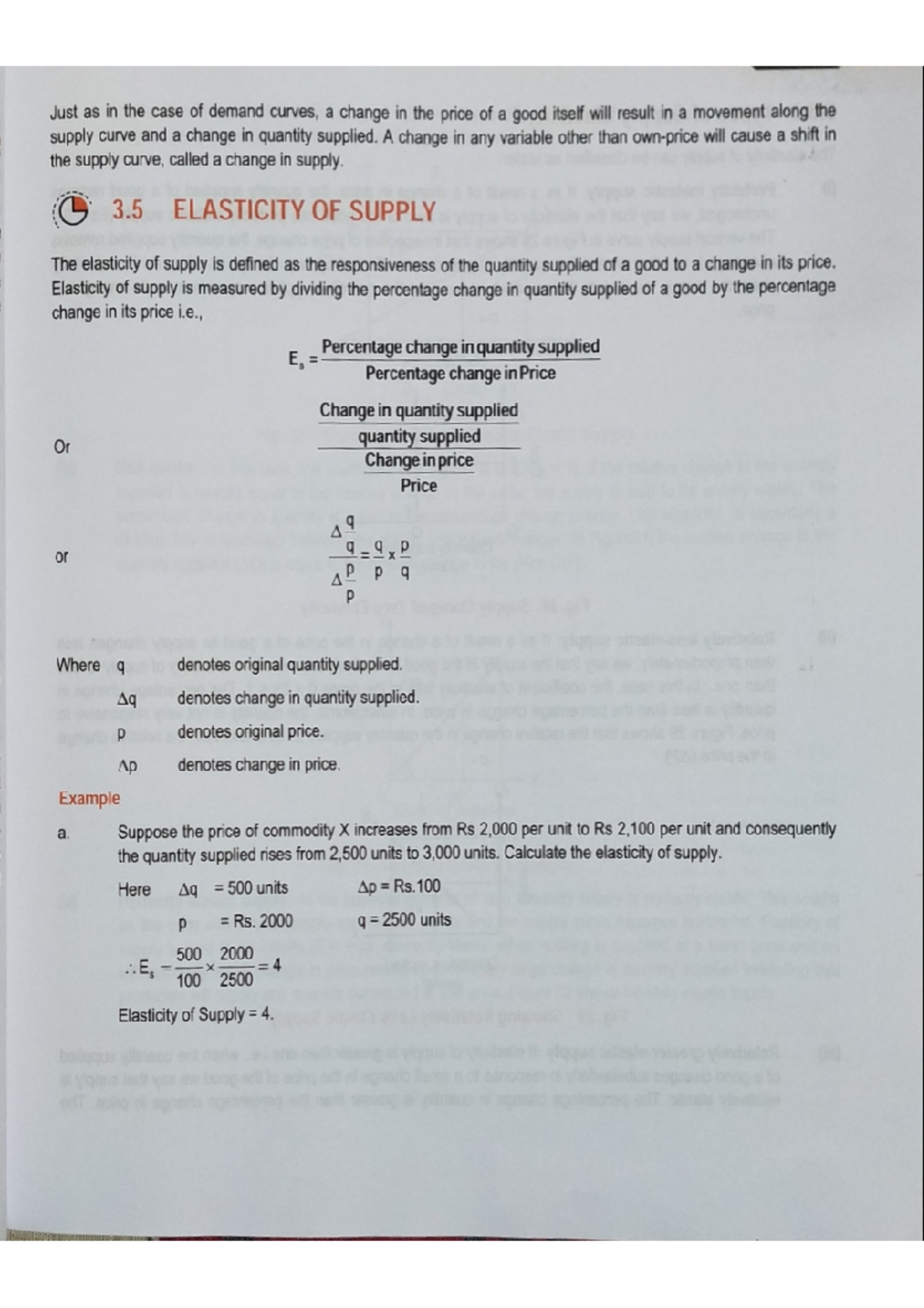 Elasticity of supply - Graphs and explanation - Economics - Studocu