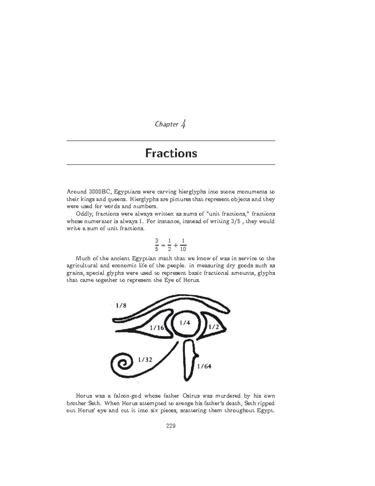 4 1Equivalent Fractions - Chapter 4 Fractions Around 3000BC, Egyptians ...