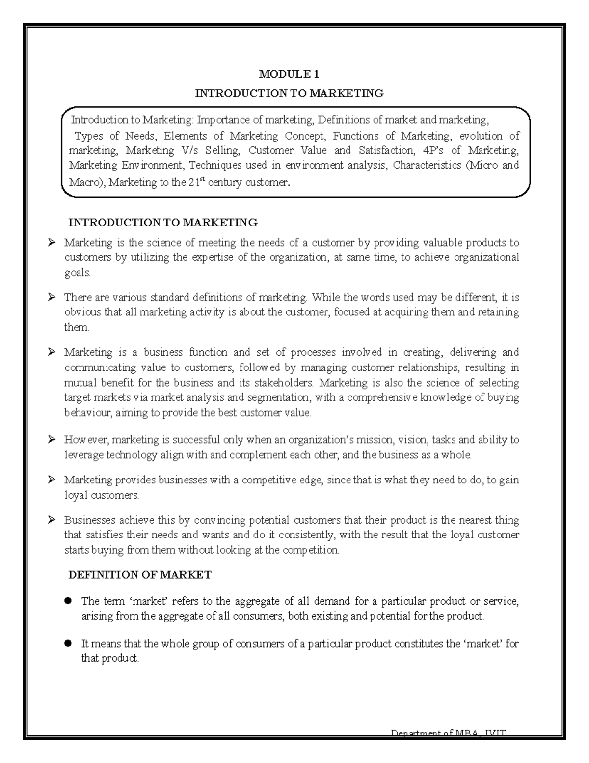 Module 1 (MM) - Summary Software Engineering - MODULE 1 INTRODUCTION TO ...
