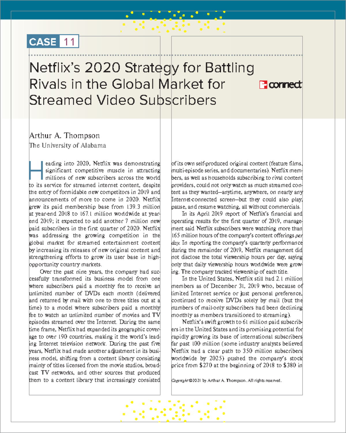 Netflix’s 2020 Strategy for Battling Rivals in the Global Market for ...