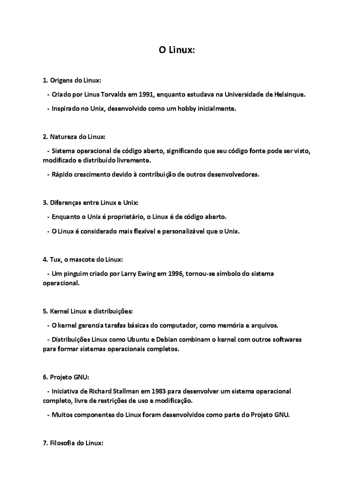 O linux - O Linux: Origens do Linux: Criado por Linus Torvalds em 1991 ...