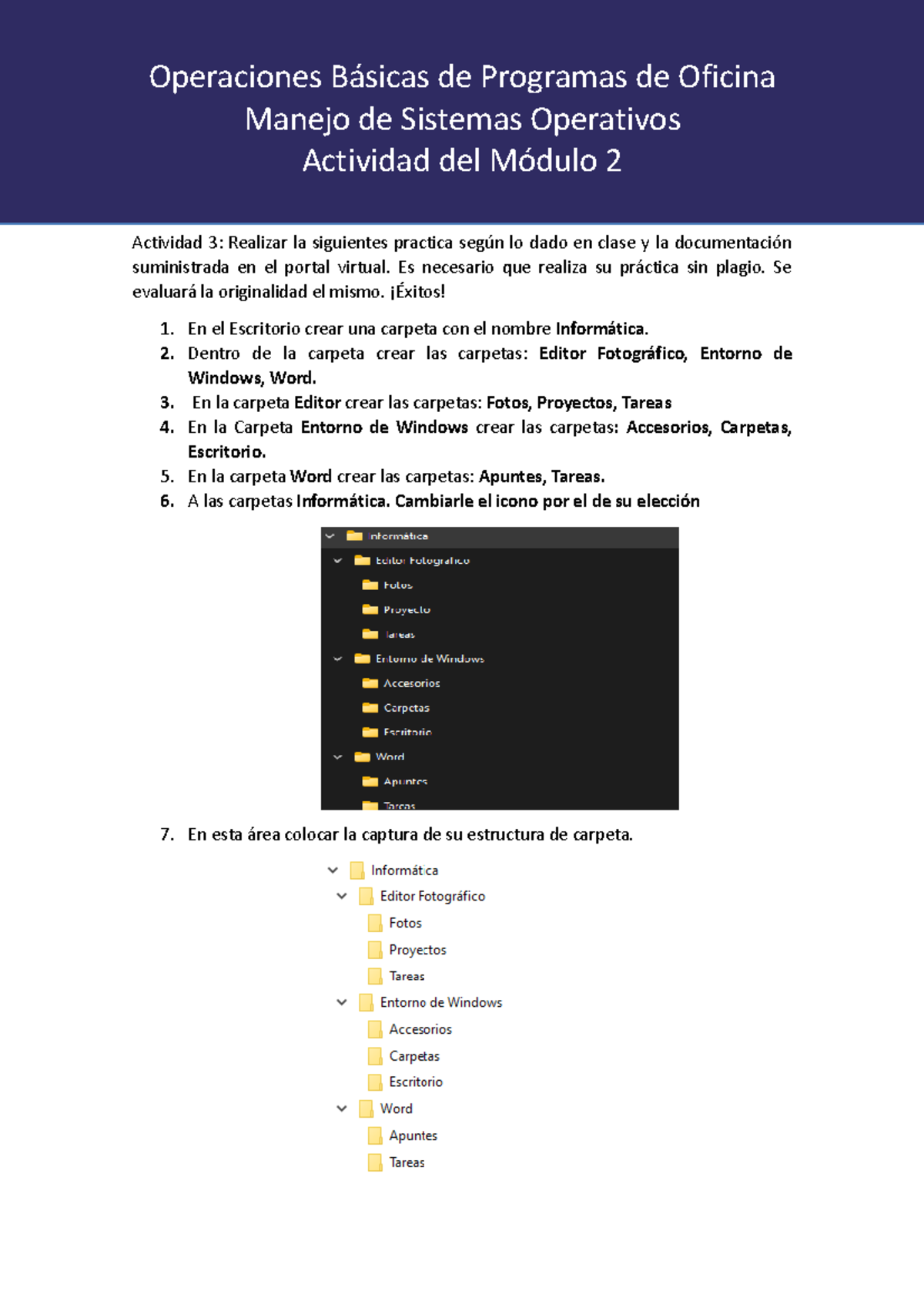 Actividad 3-Módulo 2 - Operaciones Básicas de Programas de Oficina ...