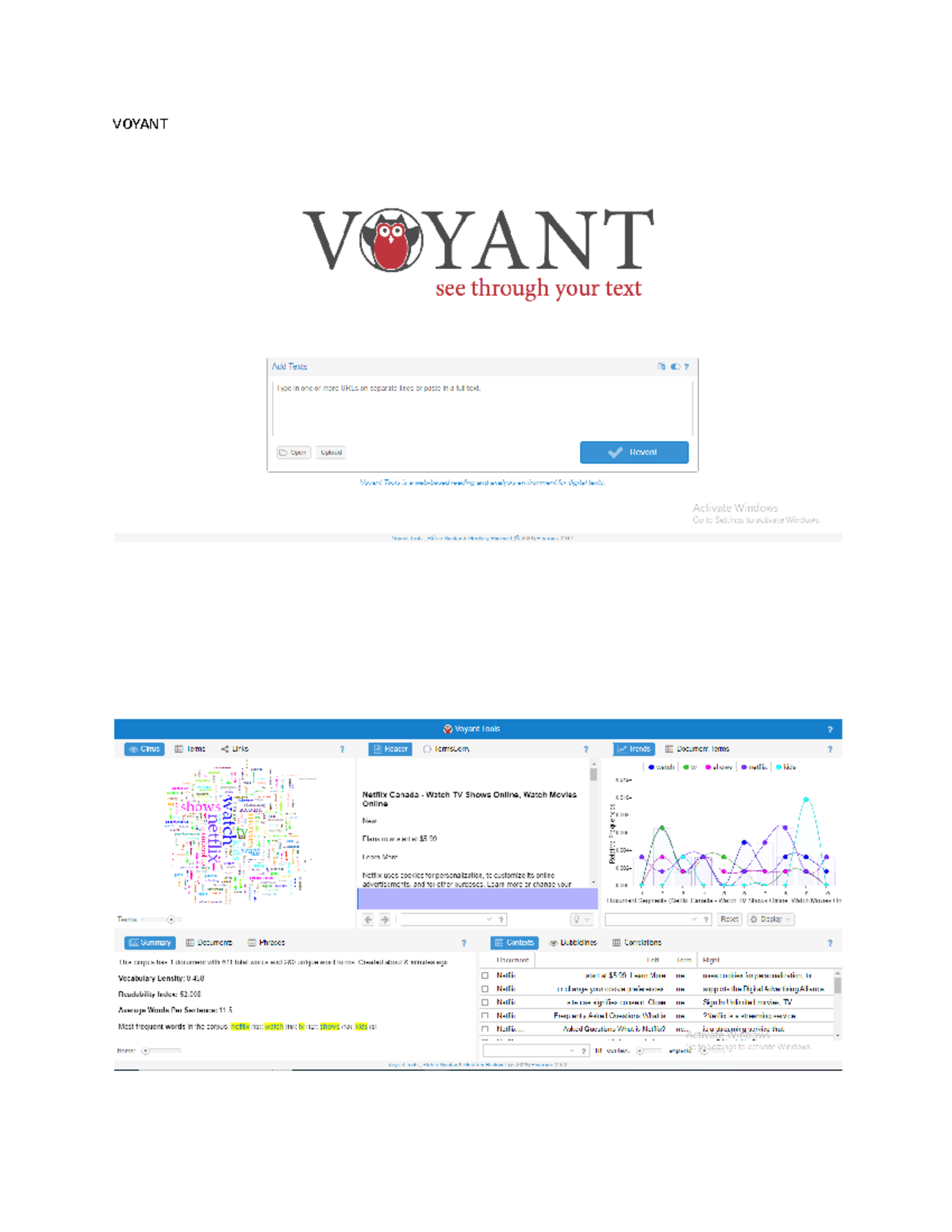 SMA EXP2 - Information Technology - VOYANT netlytics - Studocu
