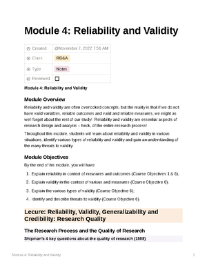 Module 5 Issues of Bias in Research and Analysis - Module 5: Issues of ...