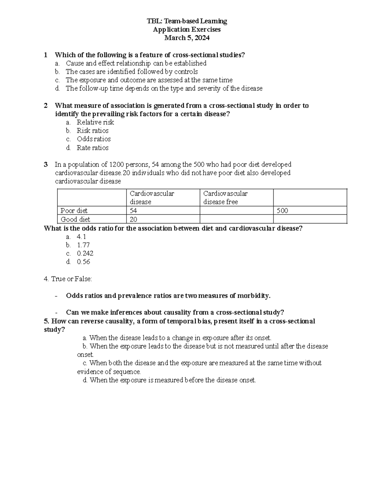 A- Application Exercises - TBL: Team-based Learning Application ...