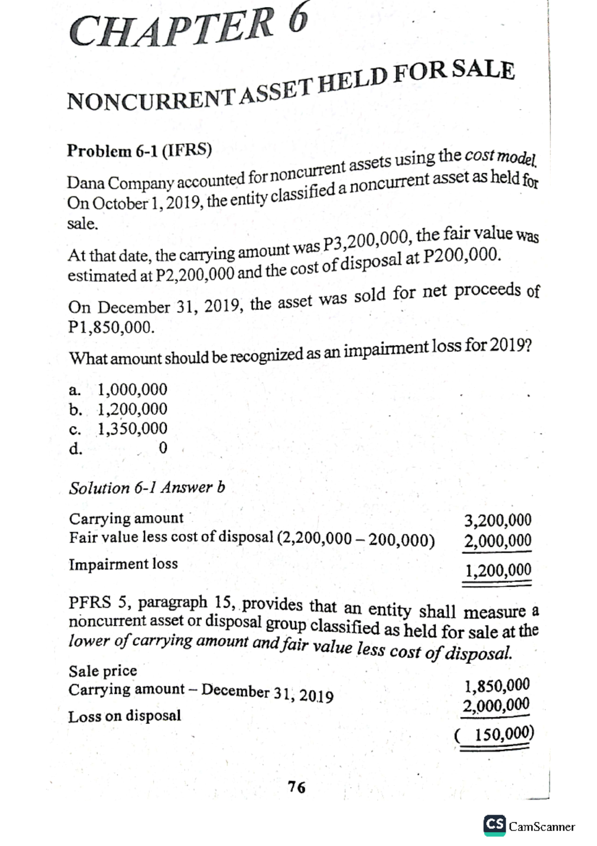 Chapter 6 Practical Intermediate Accounting 3 Bs Accountancy Studocu