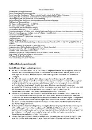 §3 Entstehung GG - Mitschrift - Staatsrecht I - Uni Bayreuth - Studocu