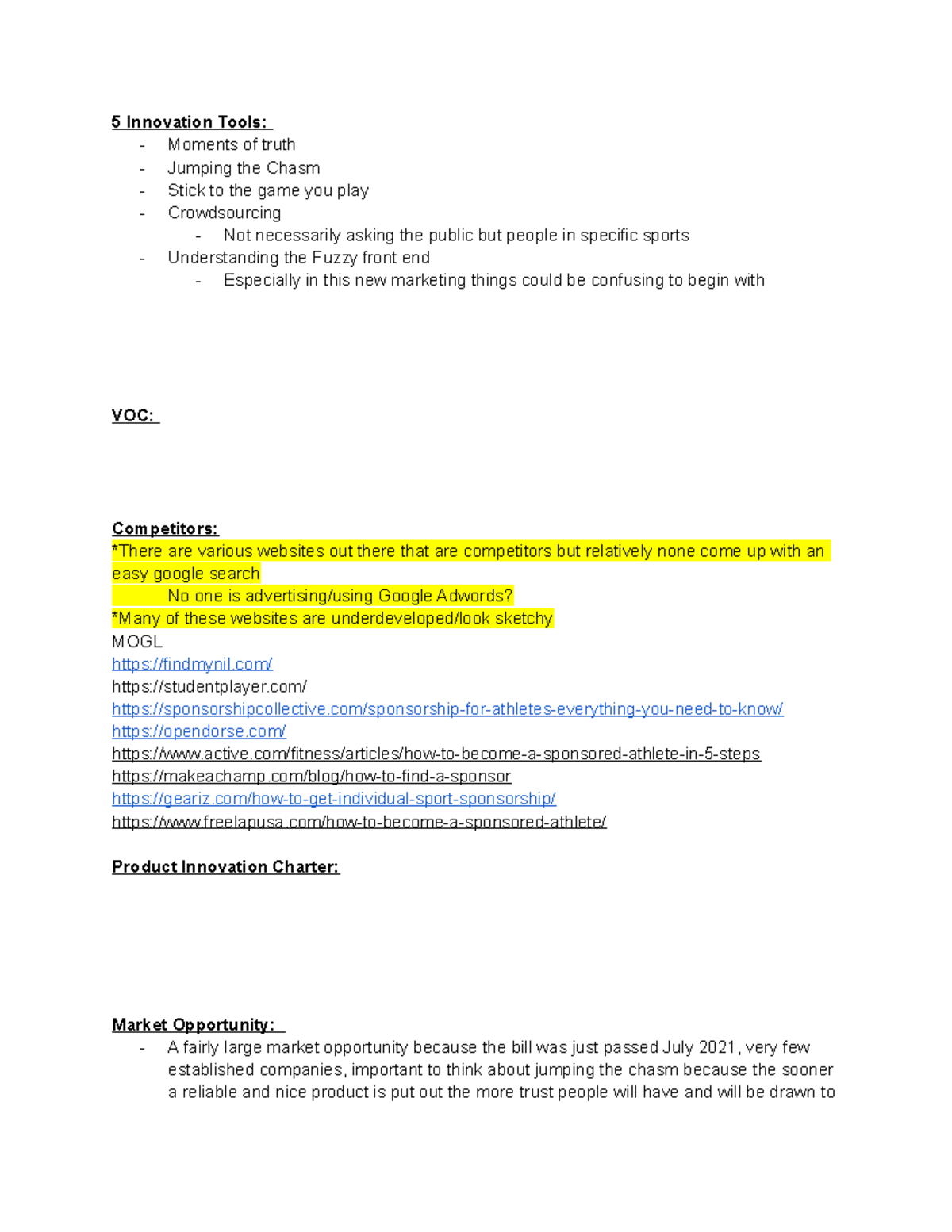 Monday Assignment - Practice materials for Prof. Tonya Murphy's ...