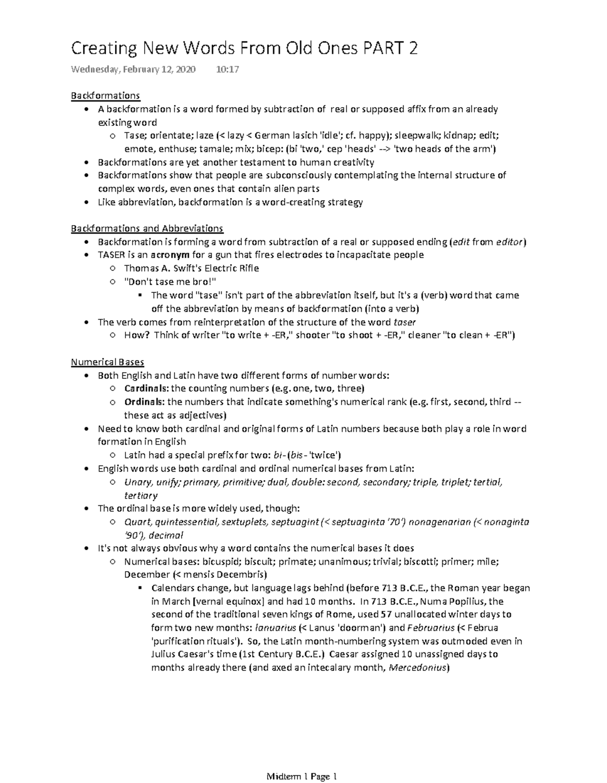 Creating New Words From Old Ones PART 2 - Warning: TT: undefined function: 32 Warning: TT ...