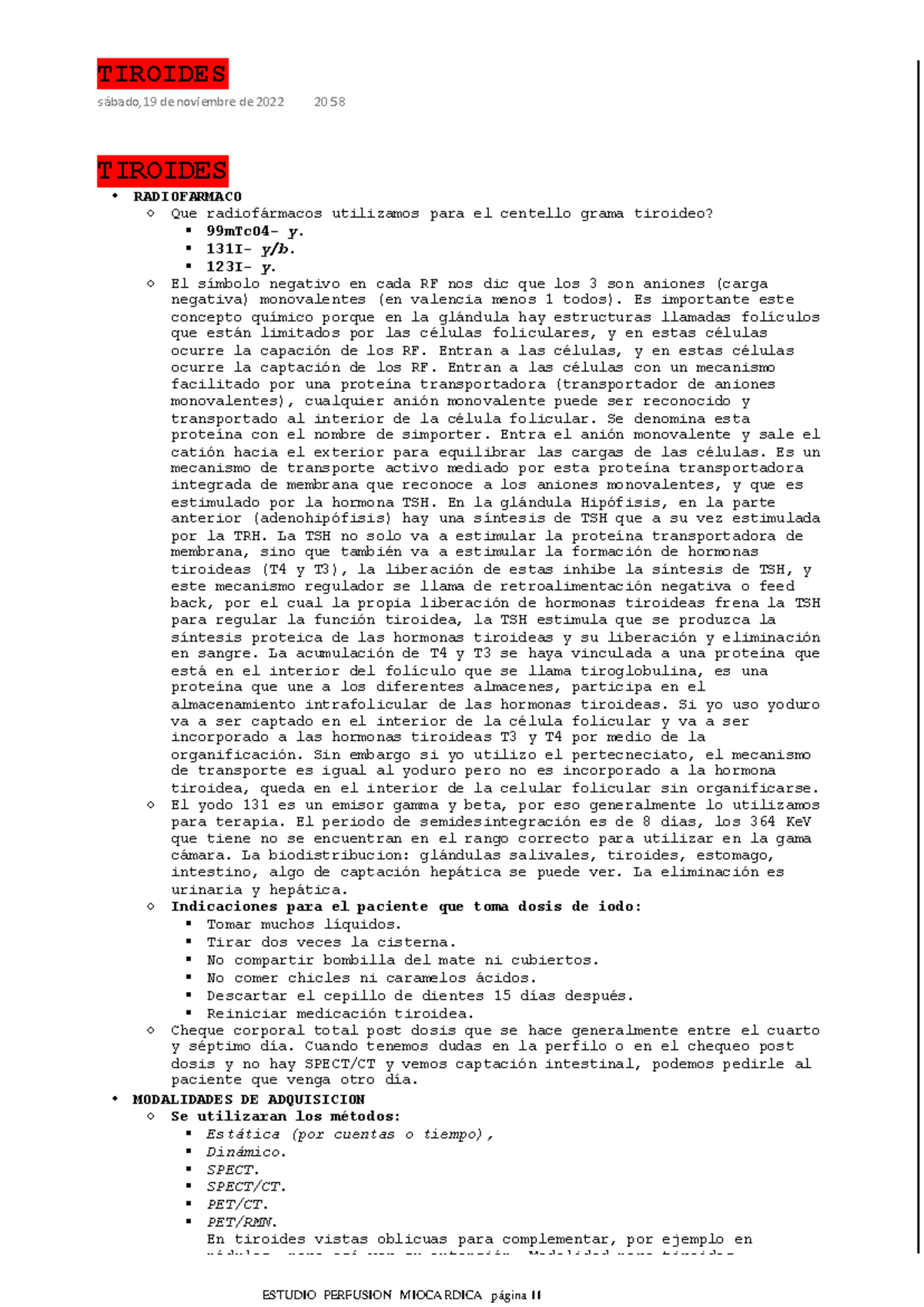 centellograma tiroideo - TIROIDES RADIOFARMACO Que radiofármacos ...