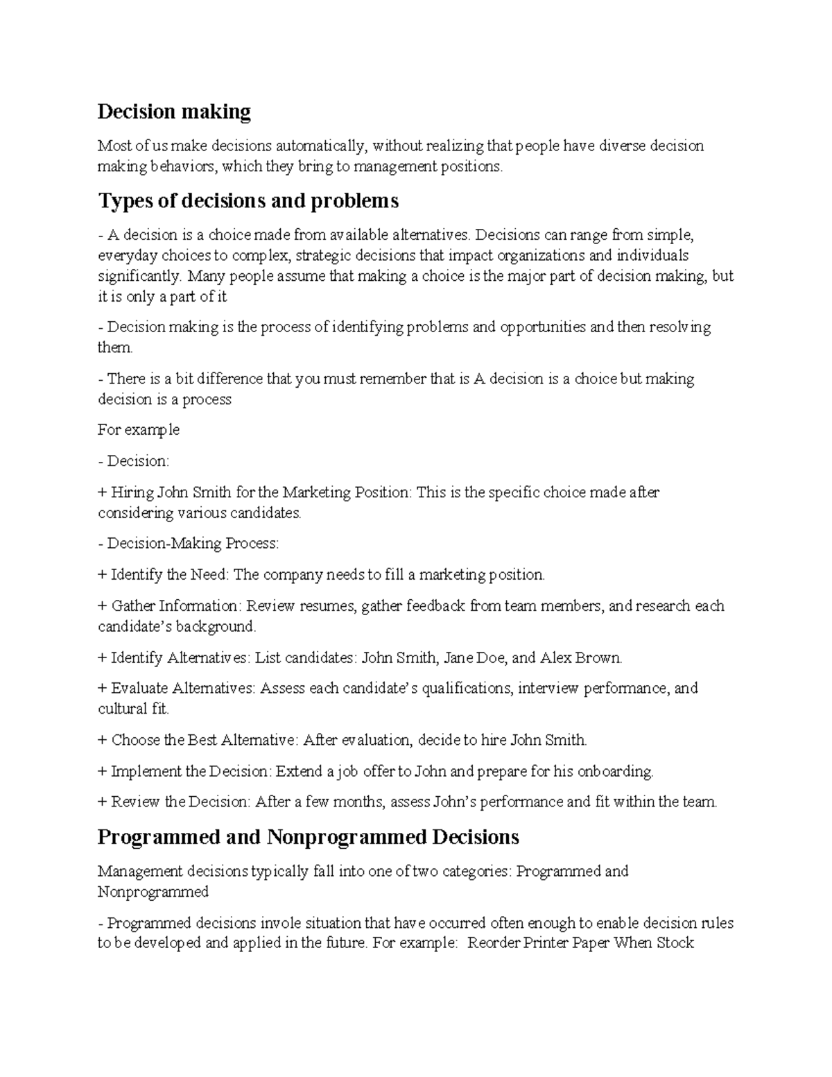 Chapter-9-Types-of-decisions-problem-and-Decision-making-model ...