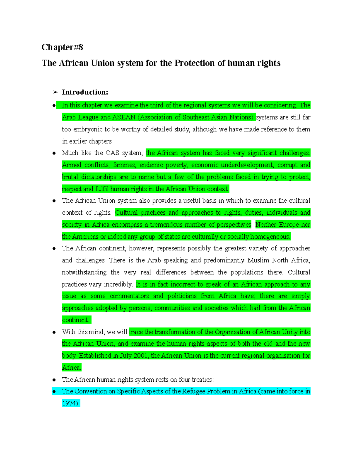 The African Union system for the protection of human rights - Chapter ...