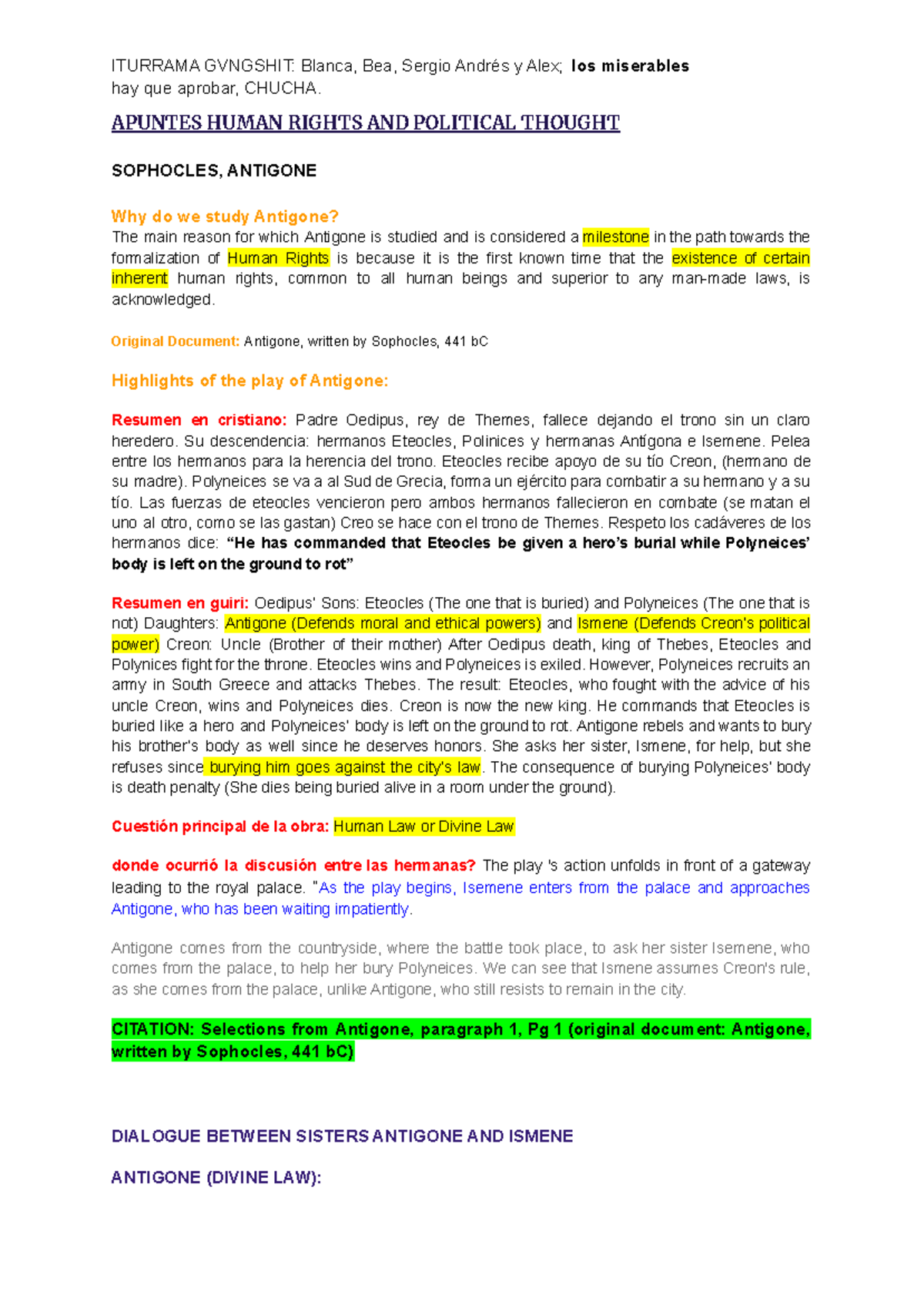 Human Rights navarra - hay que aprobar, CHUCHA. APUNTES HUMAN RIGHTS ...